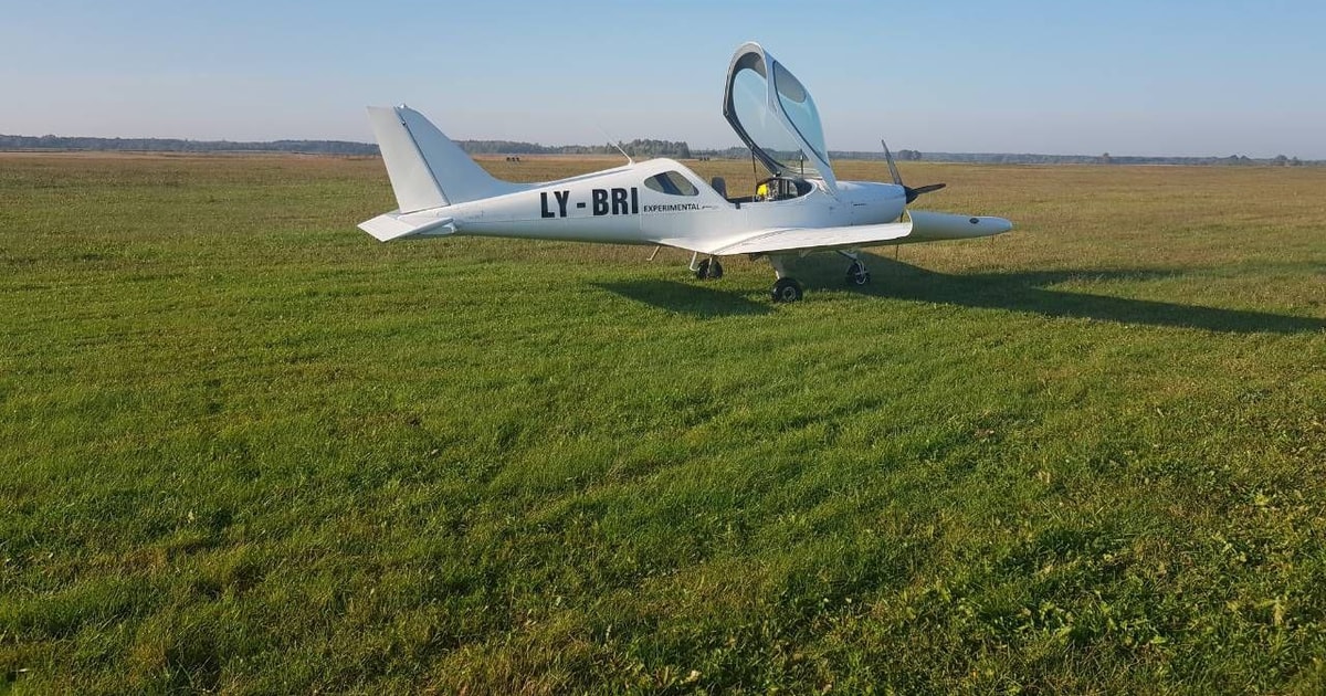 A sightseeing flight by aeroplane over Lithuania. | GetYourGuide