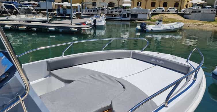 Rent a boat full day July2024 in Castellammaredelgolfo Q20 | GetYourGuide