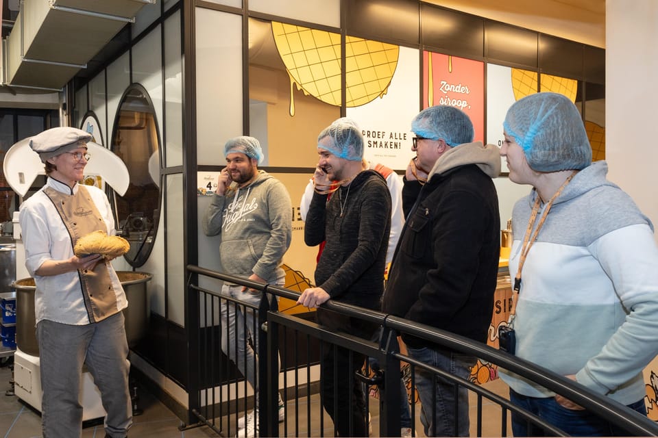 Gouda: Syrup Waffle Factory Ticket with a Waffle | GetYourGuide