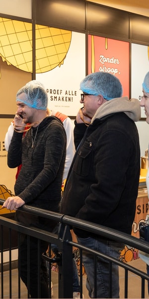 Gouda: Syrup Waffle Factory Ticket with a Waffle | GetYourGuide