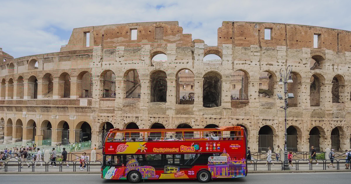 Rome: City Sightseeing Hop-on Hop-off Bus met Audiogids | GetYourGuide