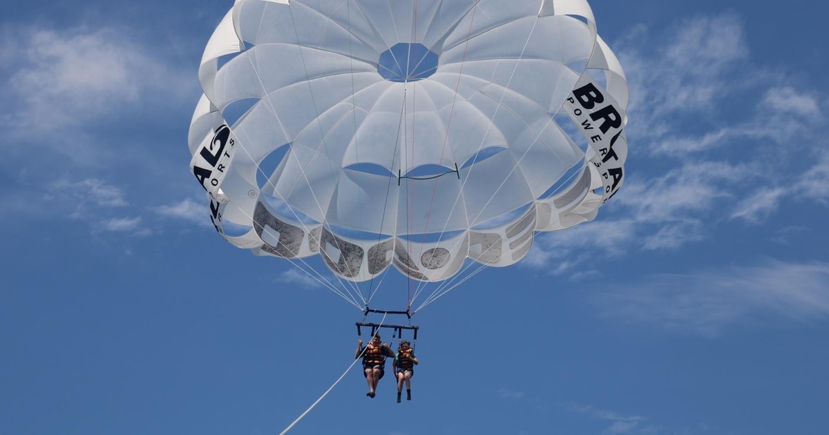Barcelone : parachute ascensionnel avec vue panoramique au-dessus de la ...