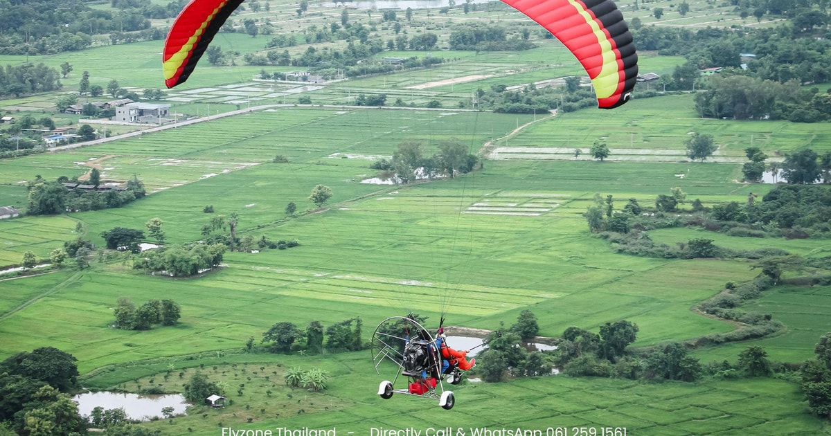 Chiang Mai: Flyzone Thailand Paramotor for 2 People | GetYourGuide