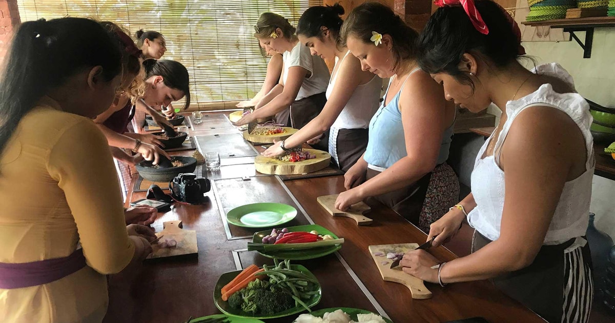 Ubud: Authentic Cooking Class & Market Tour with Transfer | GetYourGuide
