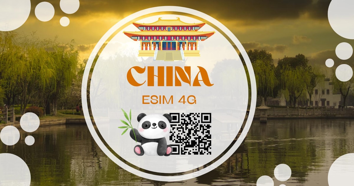 China: eSIM China Unlimited Mobile Data Plan (QR code) | GetYourGuide