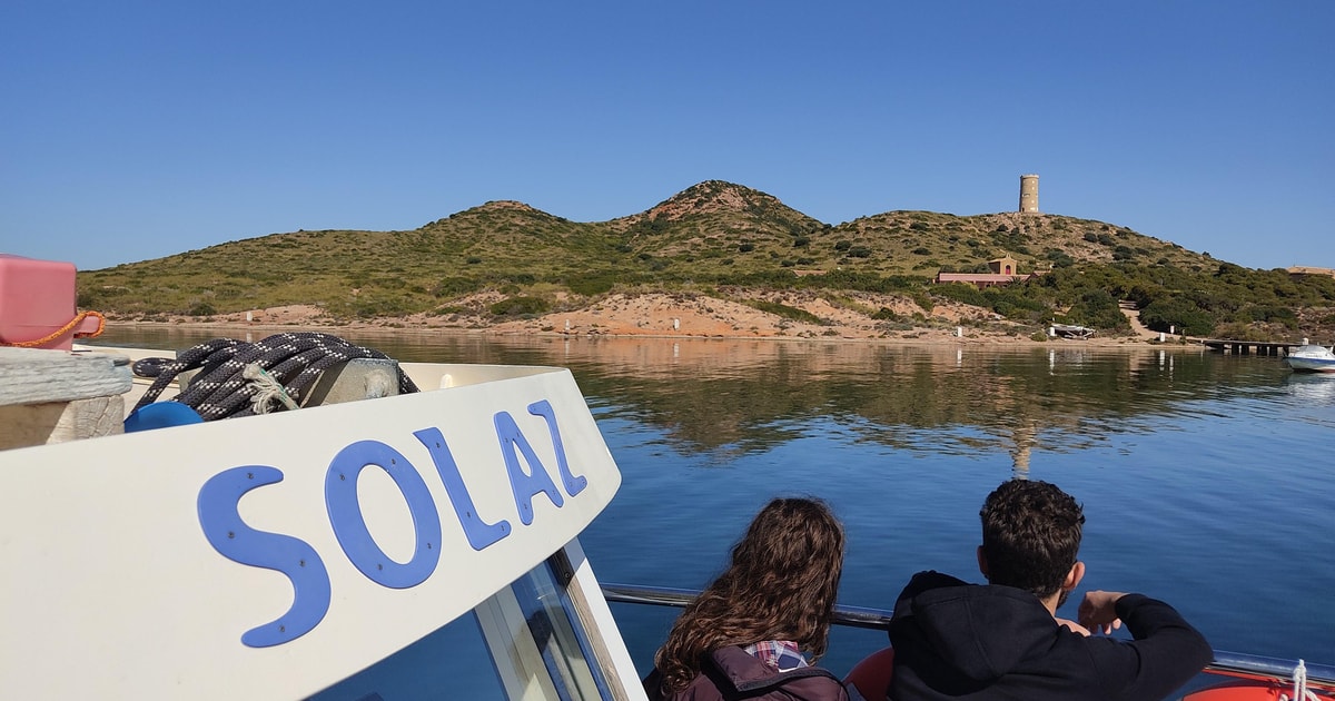 La Manga: Boat trip with return to Isla del Barón | GetYourGuide