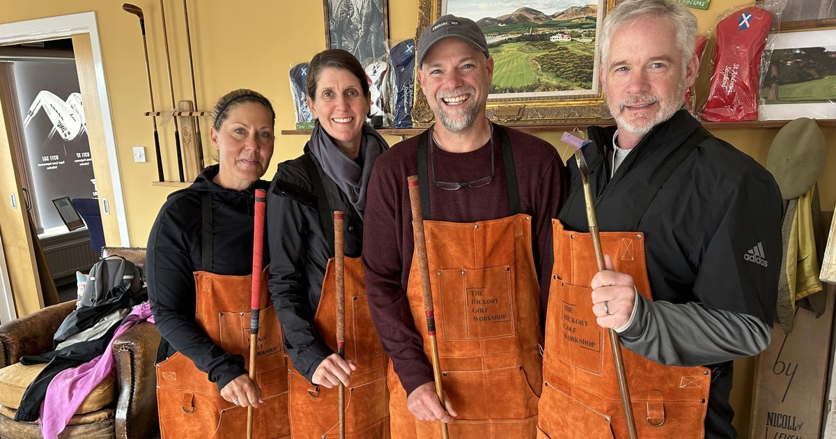 St Andrews: Hickory Golf Club Restoration Workshop | GetYourGuide