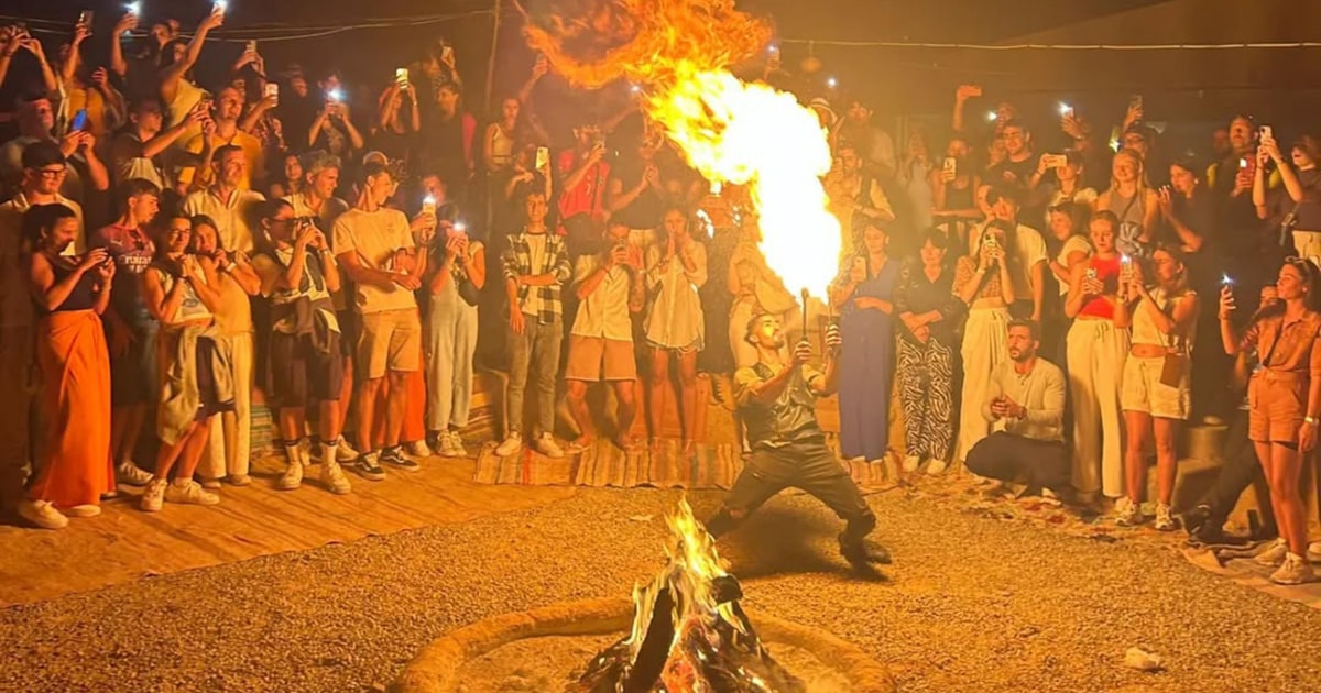 Marrakech: Dinner Show with Camel Ride and Desert Sunset | GetYourGuide