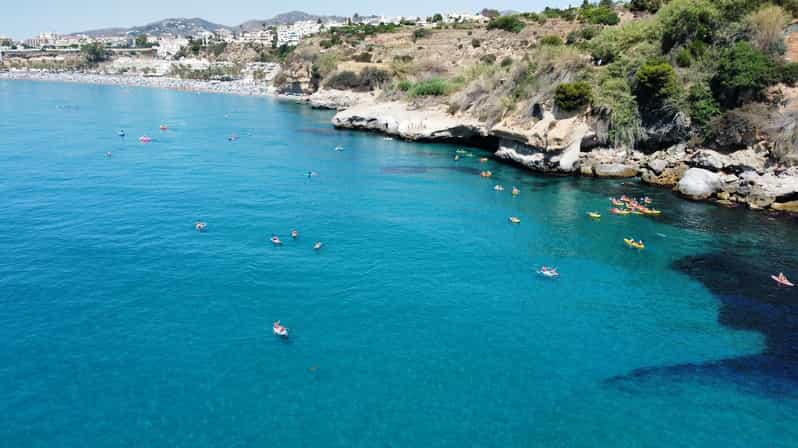 Nerja: Free Kayak Route along the cliffs of Nerja and Maro | GetYourGuide
