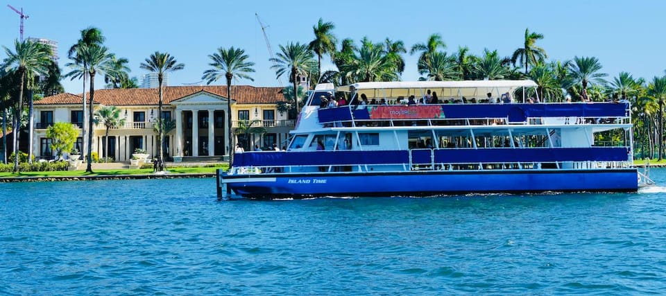 Miami: Beach Boat Tour and Sunset Cruise in Biscayne Bay | GetYourGuide