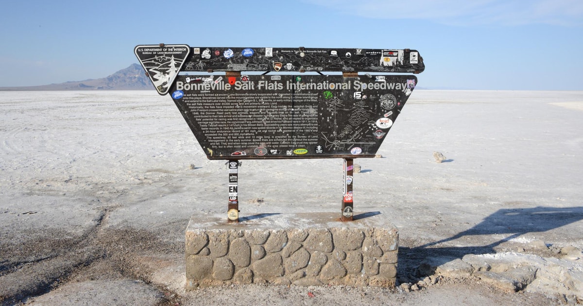 Au départ de SLC : excursion d'une journée aux Bonneville Salt Flats et ...