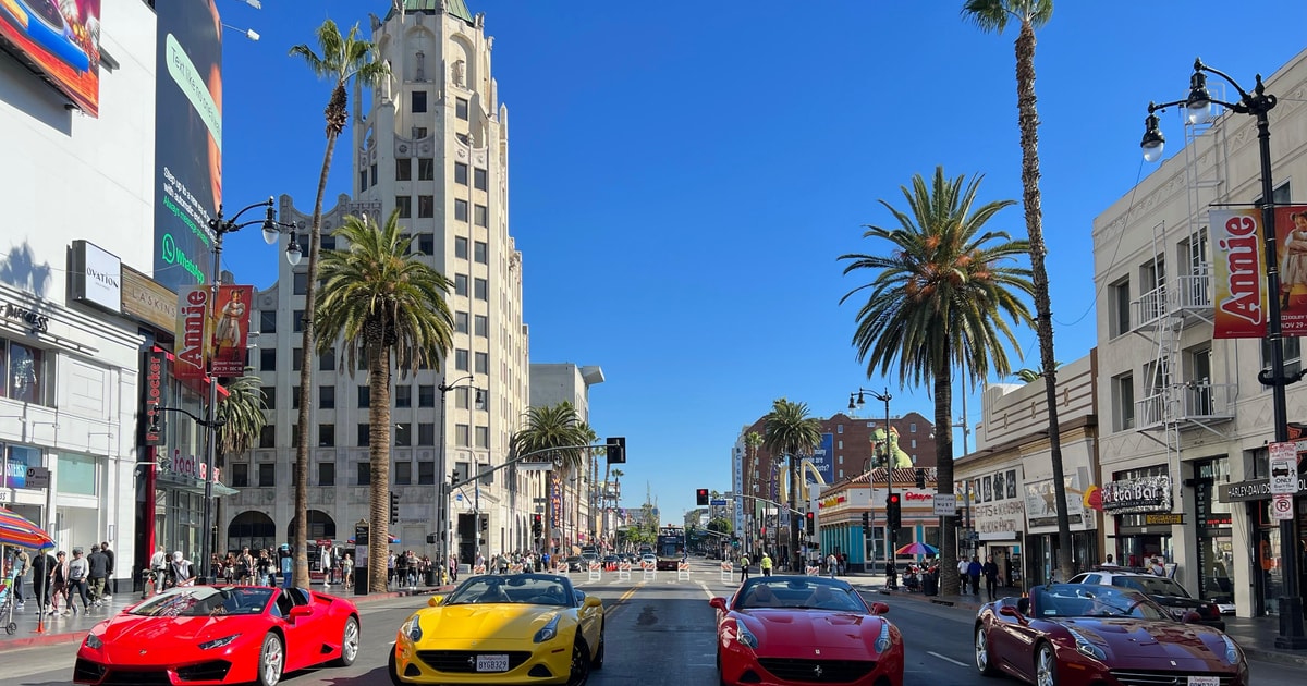 20 Min Lamborghini tour in Hollywood (Drive or be driven) | GetYourGuide