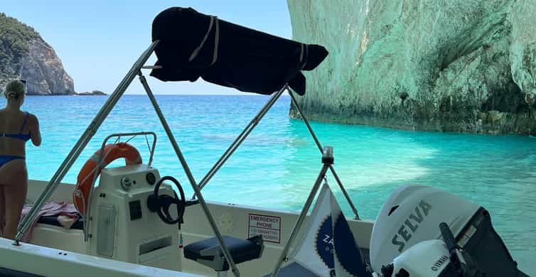 Laganas: Private boat rental with or without captain | GetYourGuide