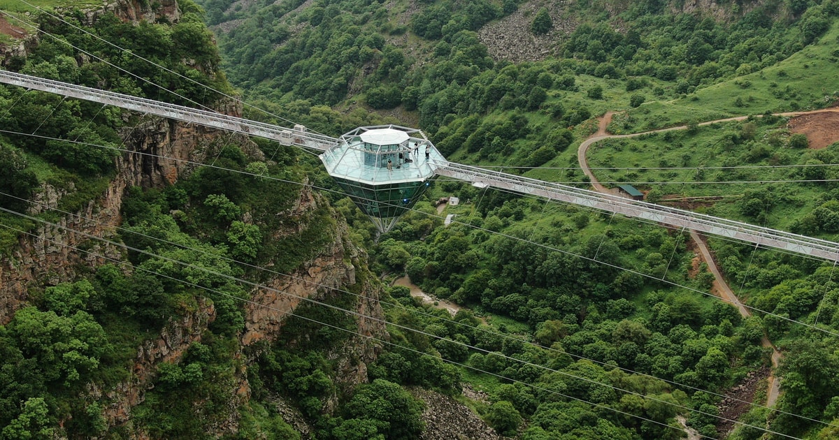 Ab Tiflis: Tour zum Algeti-See, nach Asureti und zur Diamantbrücke ...