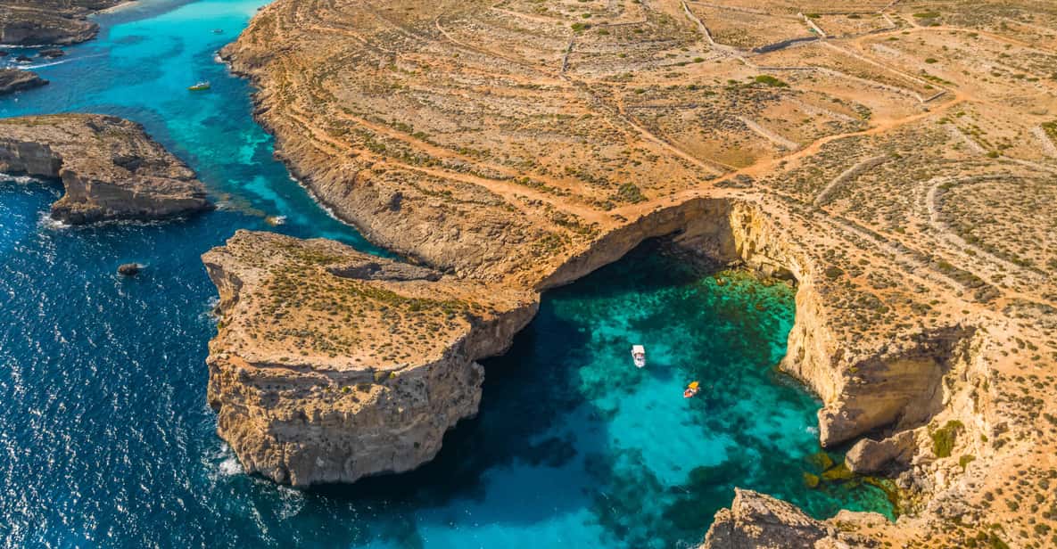 Comino: Boat cruise to Blue Lagoon, Crystal Lagoon and Caves | GetYourGuide
