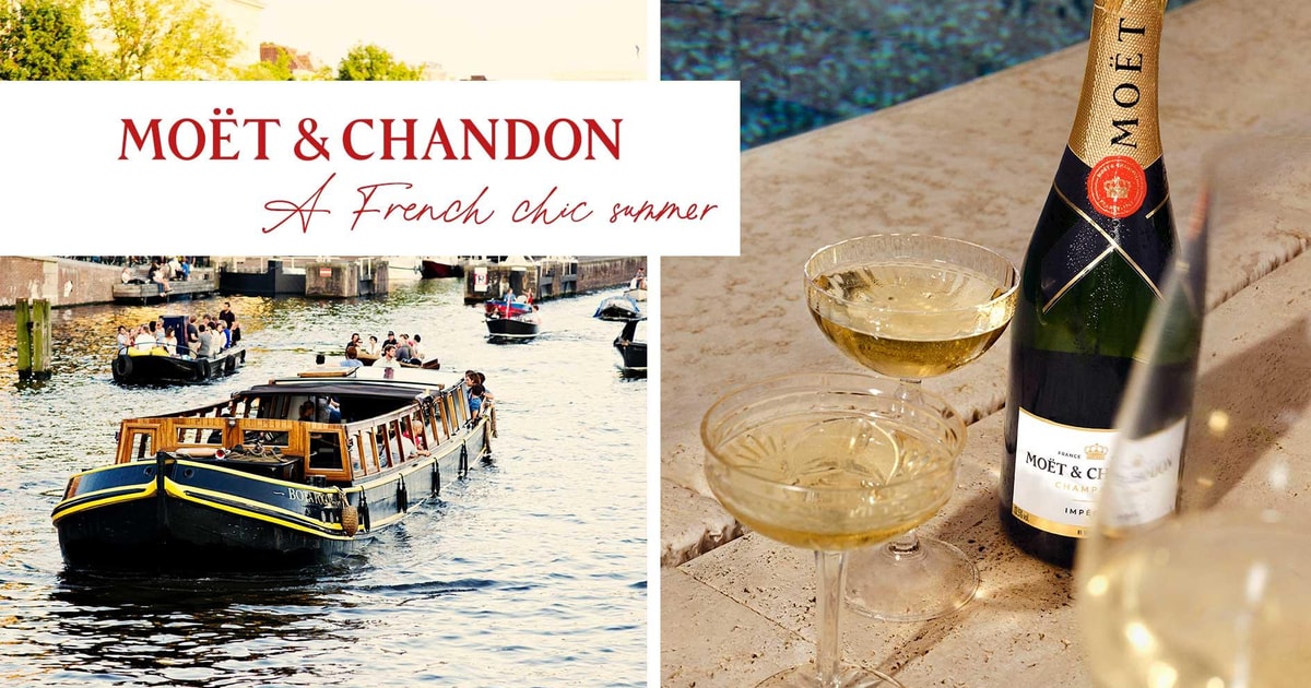 Ámsterdam: crucero con cena gourmet Moët & Chandon | GetYourGuide