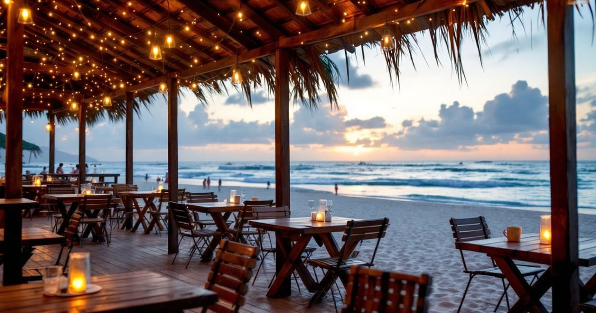 Aftener i Punta Cana: spisning ved stranden og tropiske lounger ...