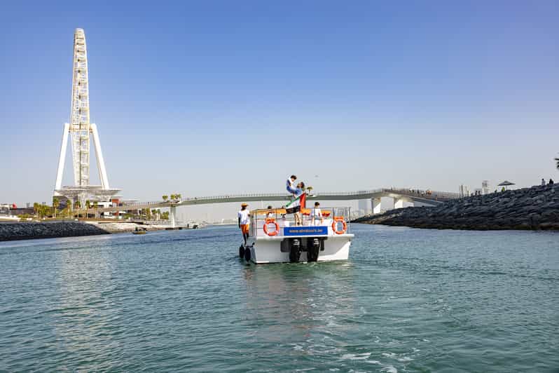 Dubai: Sunset Abra Boat Tour in Dubai Marina, Ain Dubai, JBR | GetYourGuide