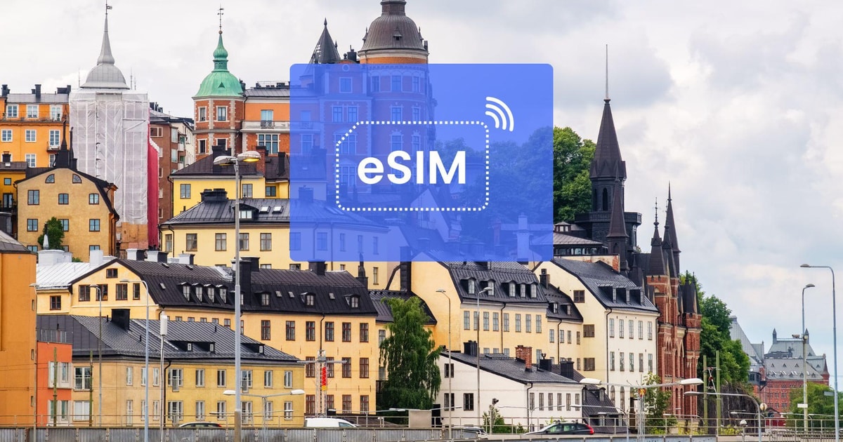 Stockholm: Sweden/ Europe eSIM Roaming Mobile Data Plan | GetYourGuide
