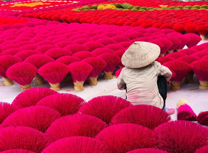 From Hanoi: Incense Village, Conical Hat and HaThai Art Tour | GetYourGuide