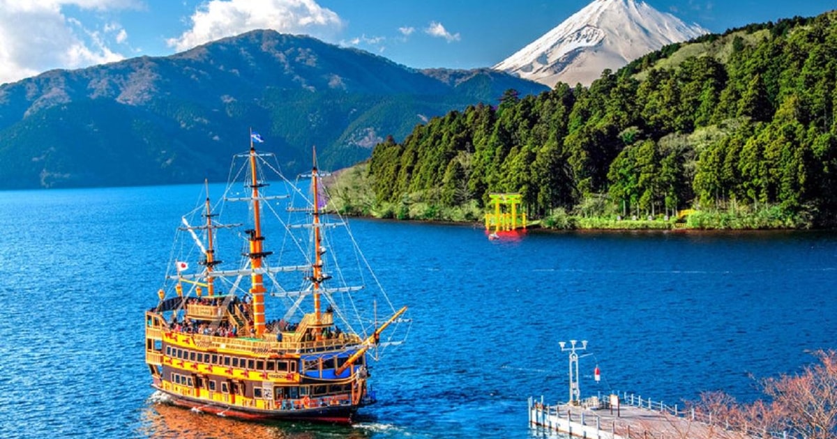 Mt Fuji Hakone/Kamakura-tur: GRATIS linbana och kryssning på sjön Ashi ...