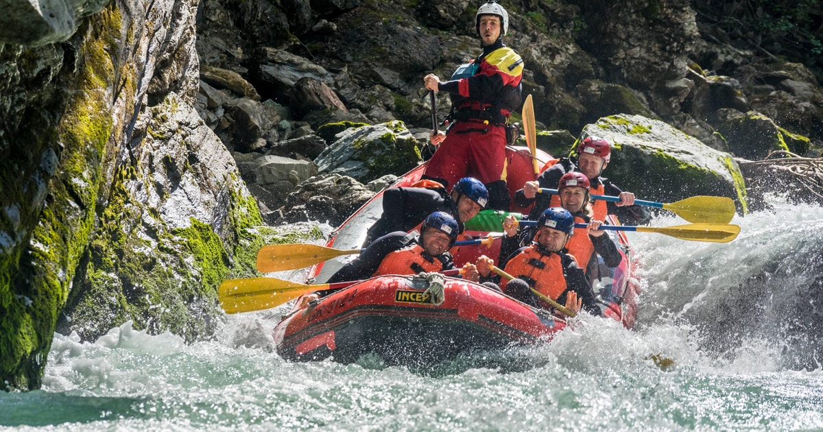 Zuoz: Giarsun Gorge Rafting on the Inn in the Engadin | GetYourGuide