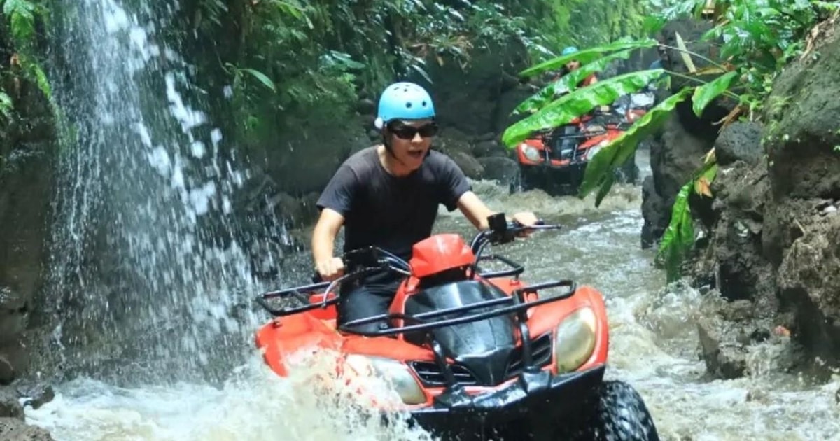 Ubud: ATV Ride through Jungle, River, Rice Fields with Lunch | GetYourGuide