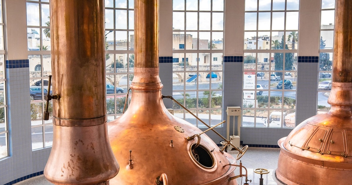 Birkirkara: The Farsons Brewery Entry Ticket and Beer Flight | GetYourGuide