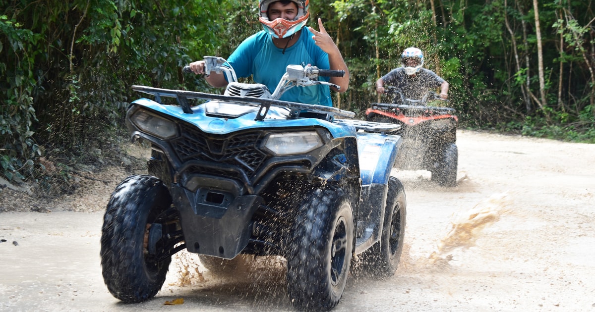 Cancun: ATV Jungle Aventure with Ziplines and Cenote swim | GetYourGuide