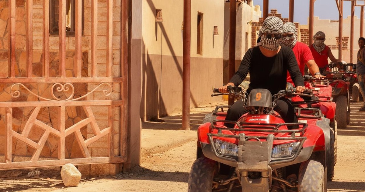 Hurghada: Sunset Quad Bike, Camel w/ Opt Stargazing and BBQ | GetYourGuide