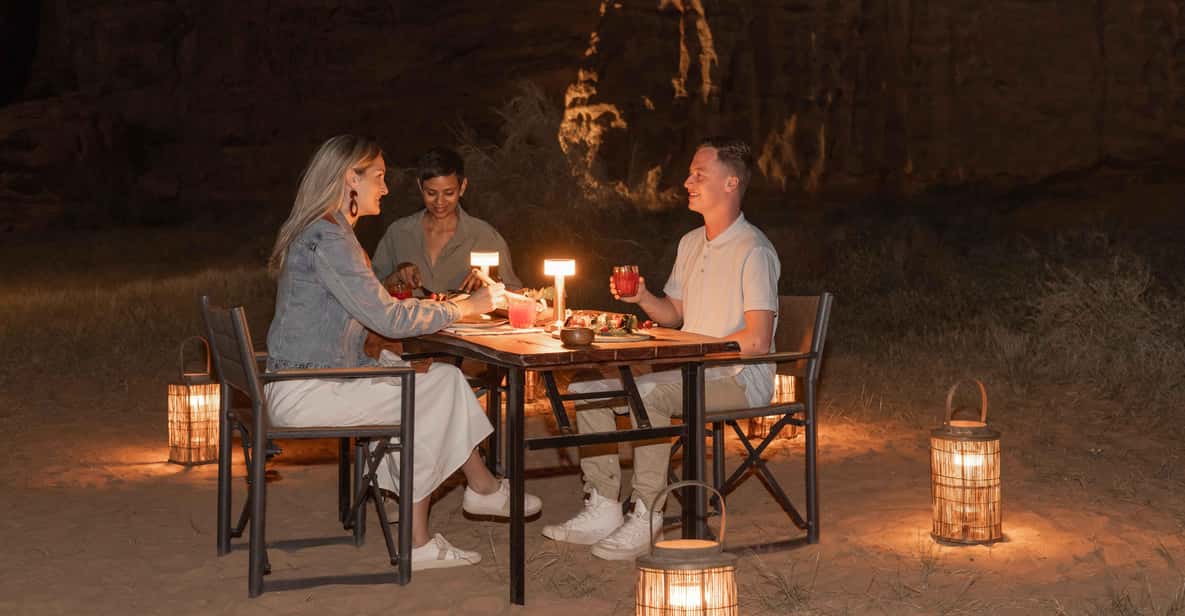 AlUla: Sharaan Platinum Dinner Safari | GetYourGuide