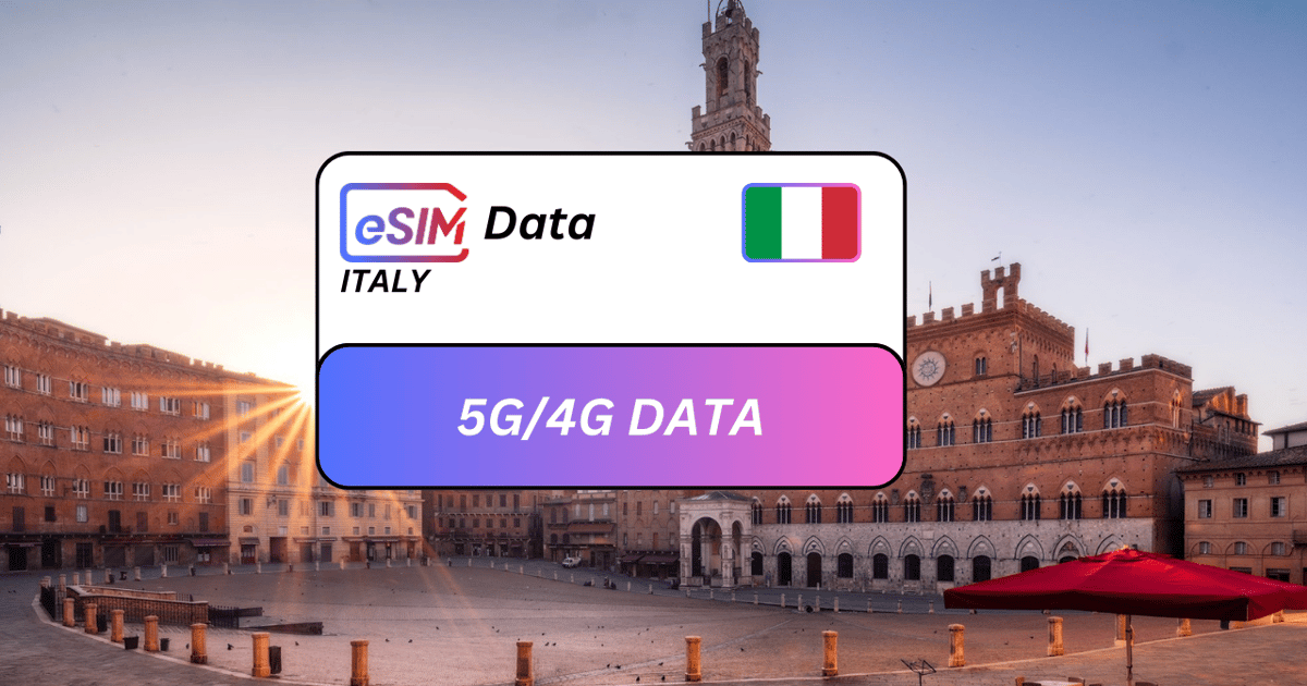 From Siena: Italy eSIM Tourist Roaming Data Plan | GetYourGuide