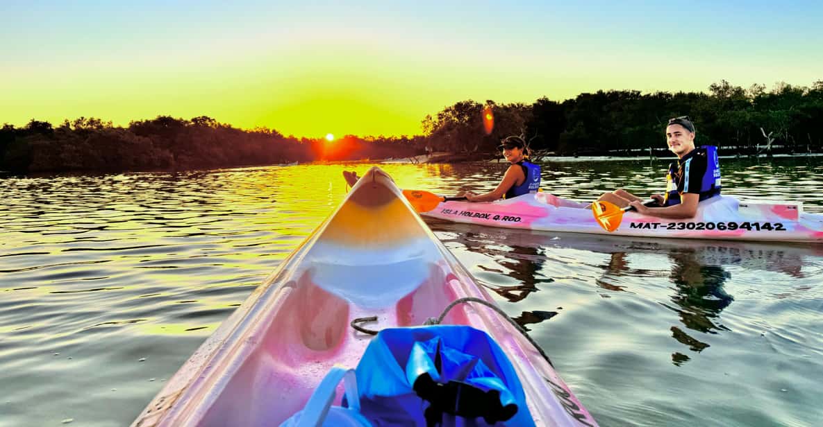 Holbox : Lever de soleil et excursion en kayak dans les mangroves ...