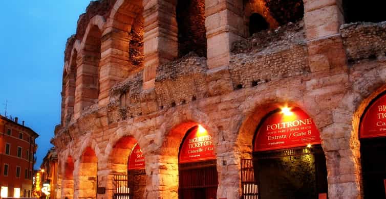 Desde el Lago de Garda Ticket de entrada a la Ópera Arena de Verona con ...