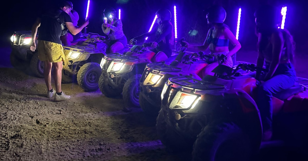 Miami: ATV Nighttime Glow In The Dark Off-road Adventure | GetYourGuide