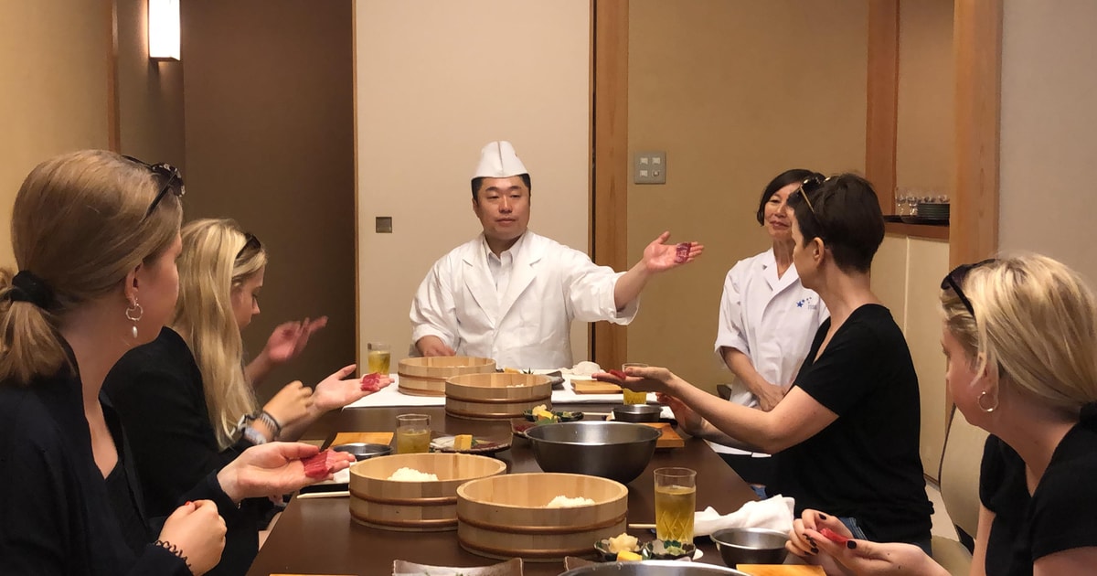 Tokyo: Sushi Making Experience with Sake Tasting | GetYourGuide