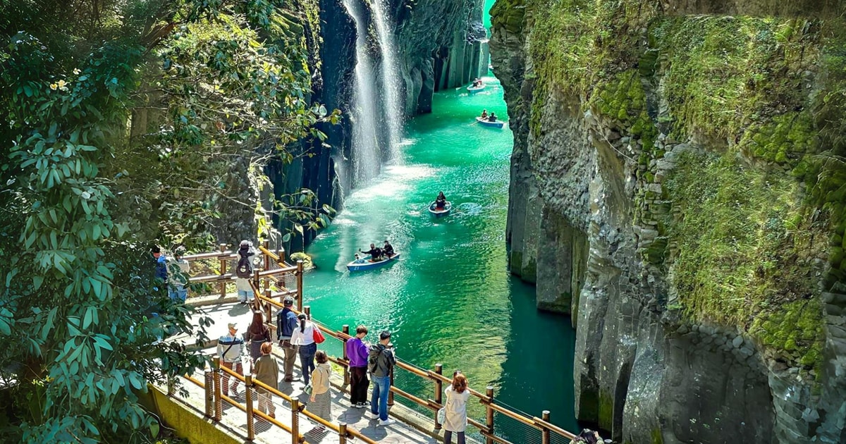 Fukuoka:Takachiho Gorge&Amaterasu Railway with Optional boat | GetYourGuide