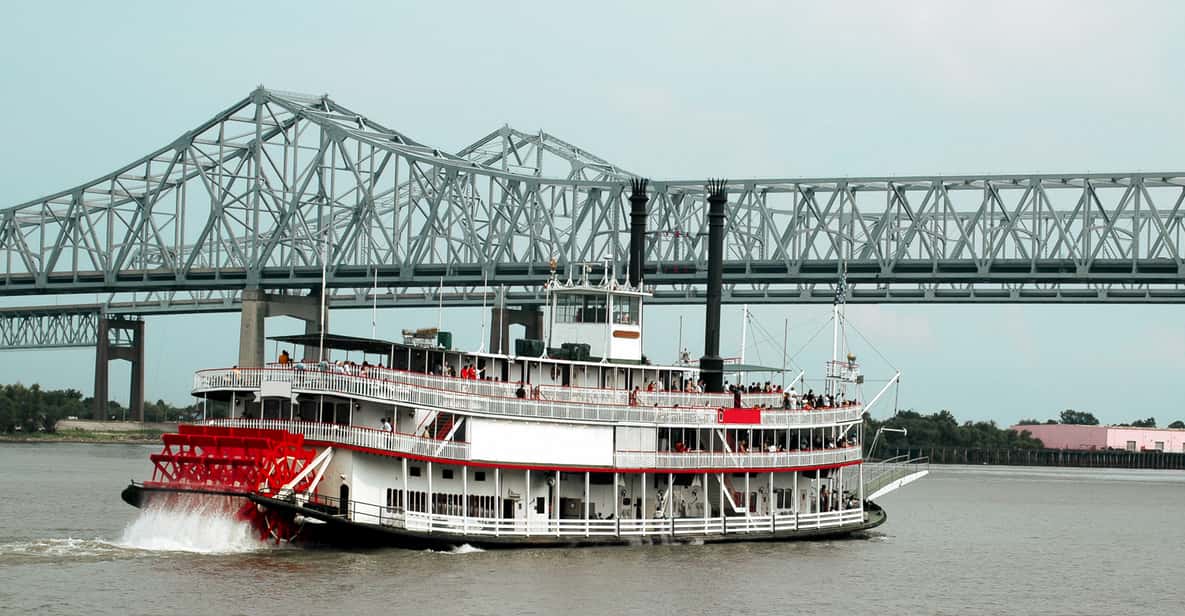 New Orleans: Creole Queen History Cruise with Optional Lunch | GetYourGuide