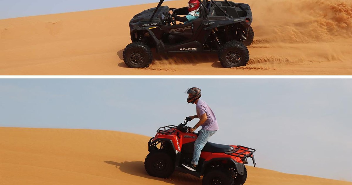 Самостоятелно шофиране на Quad Bike, Dune Buggy и каране на пясък в ...