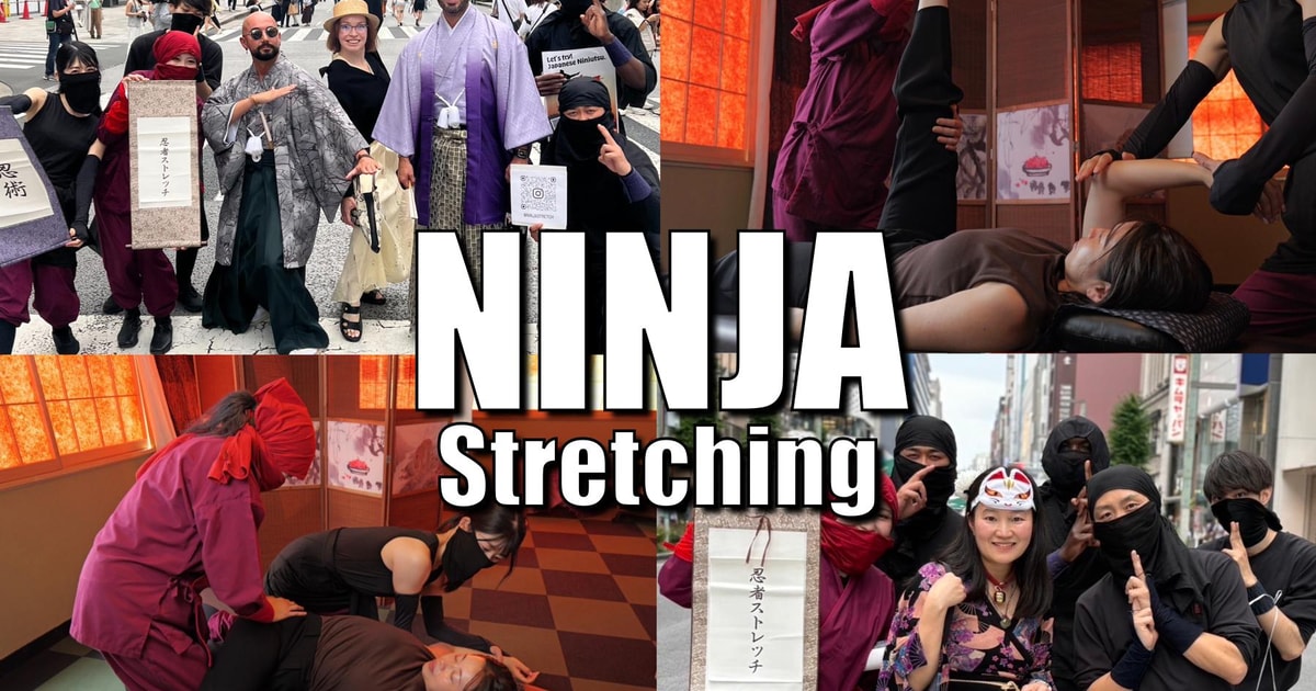 Tokyo: Ninja Experience with Stretching Session | GetYourGuide