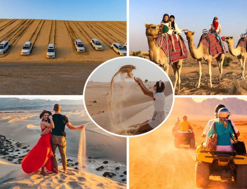 HalfDay Desert Safari, Dune bashing, CamelRide& SandBoarding | GetYourGuide