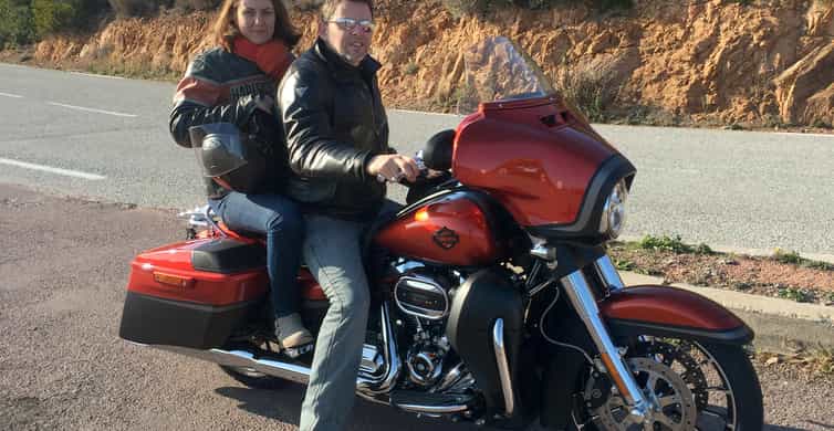 Harley Davidson passenger Guided Tour around Cannes roads | GetYourGuide