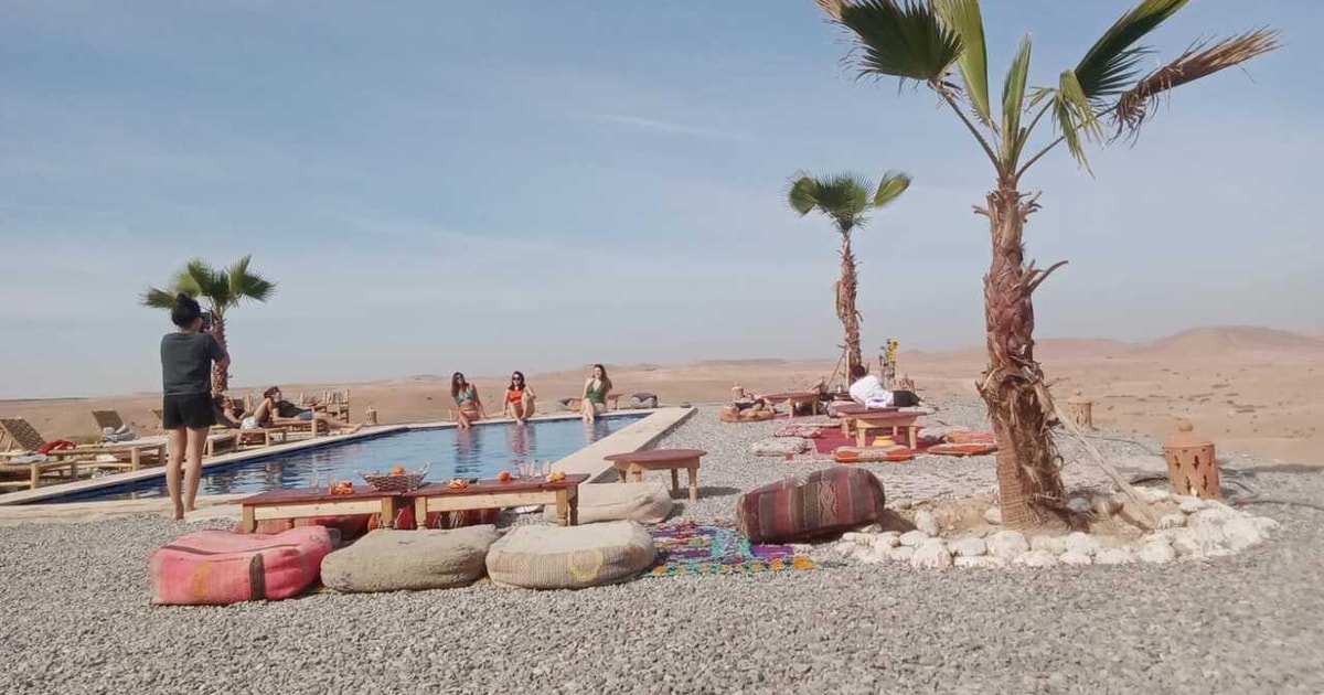Marrakech: Agafay Desert Quad, Camel & Pool Trip with Lunch | GetYourGuide