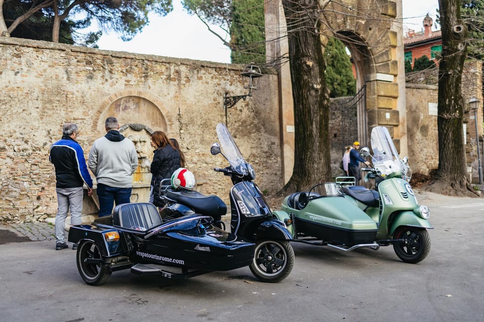 Rome: Highlights Vespa Sidecar Tour with Coffee and Gelato | GetYourGuide