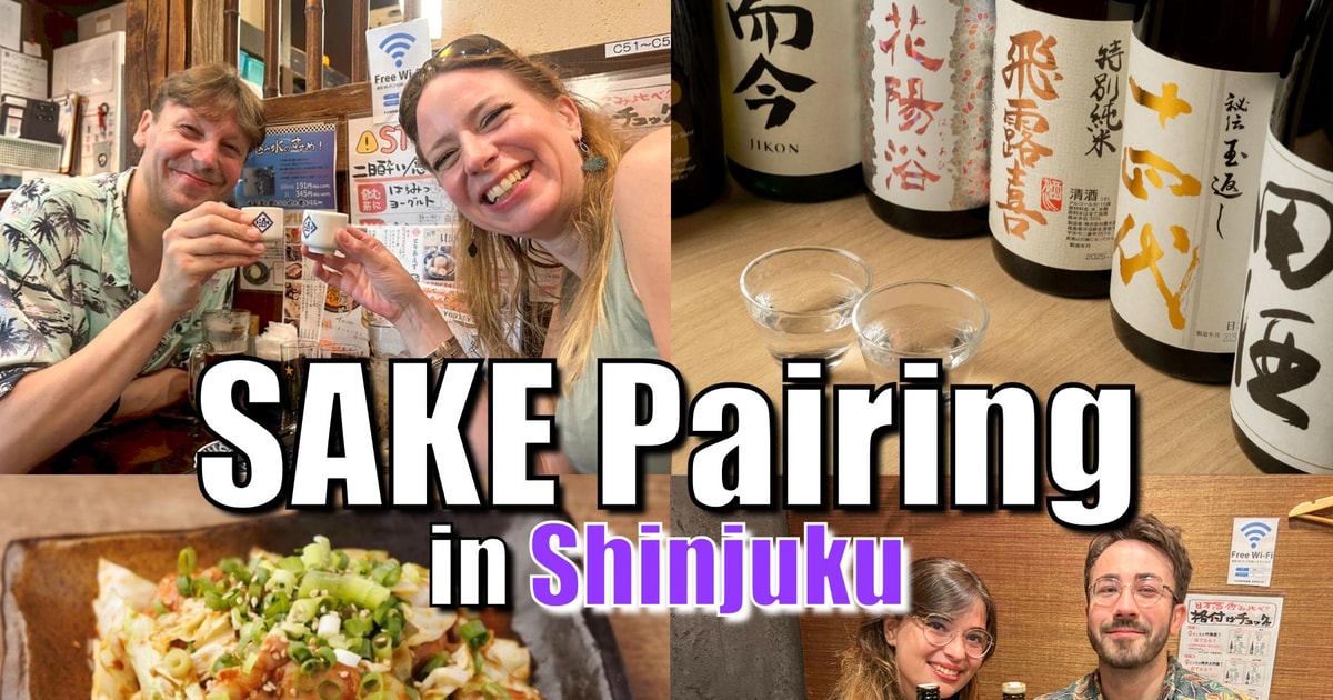 Tokio: Sake-Pairing-Workshop & Kurs-Mahlzeit (Shinjuku) | GetYourGuide