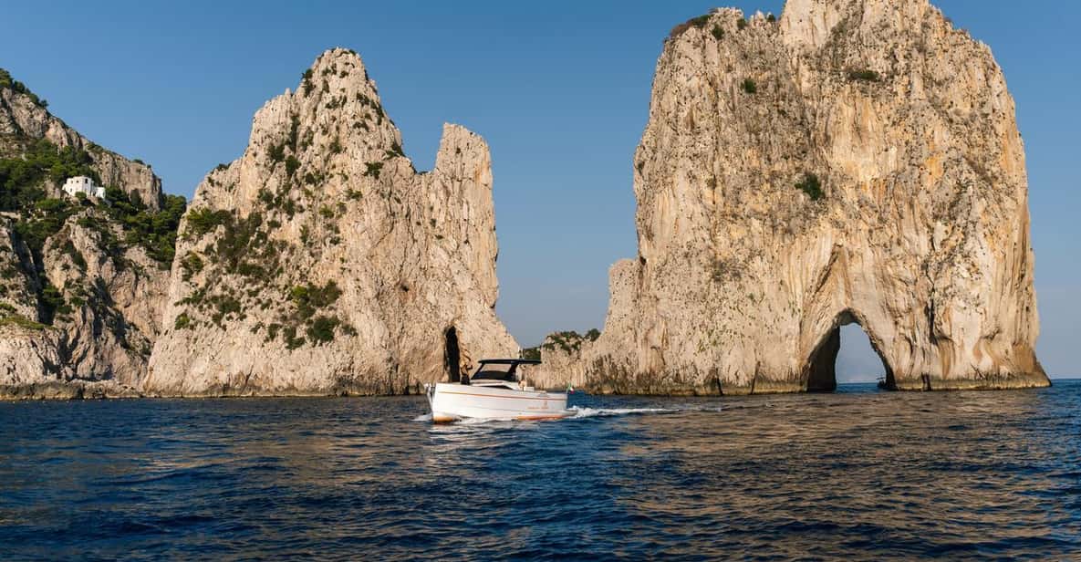 From Positano: Private Tour to Capri on a 2024 Gozzo Boat | GetYourGuide