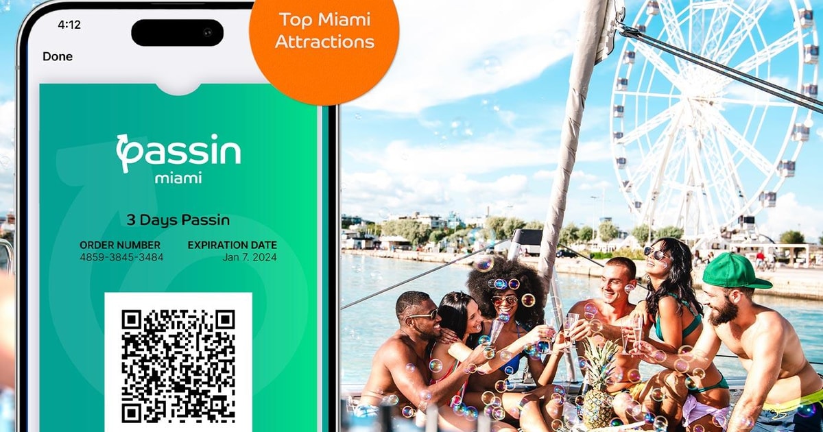 Passin Miami: 30+ Attraktionen, eSIM & 1-Way Flughafentransfer ...