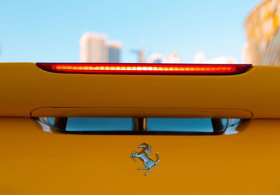 Dubai: Ferrari F8 Tributo 2022 One Day Self Drive | GetYourGuide