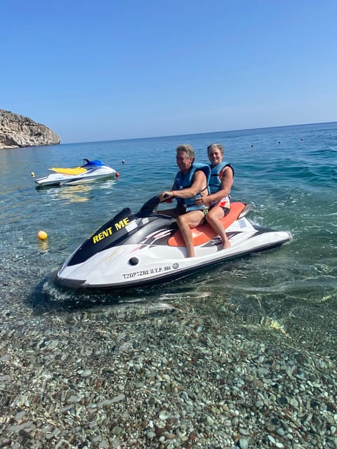Traganou Beach: Yamaha WaveRunner Jet Ski Rental | GetYourGuide