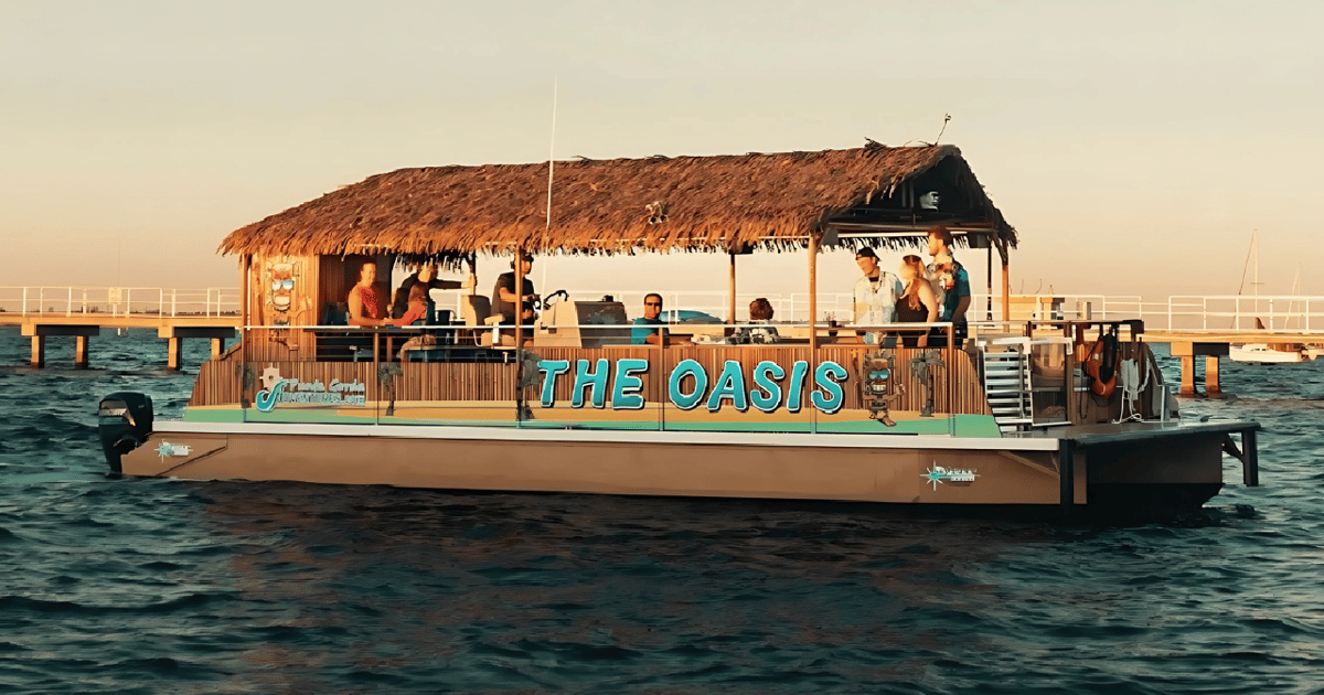 Charlotte Harbor: "The Oasis" Tiki Boat Sunset Cruise | GetYourGuide